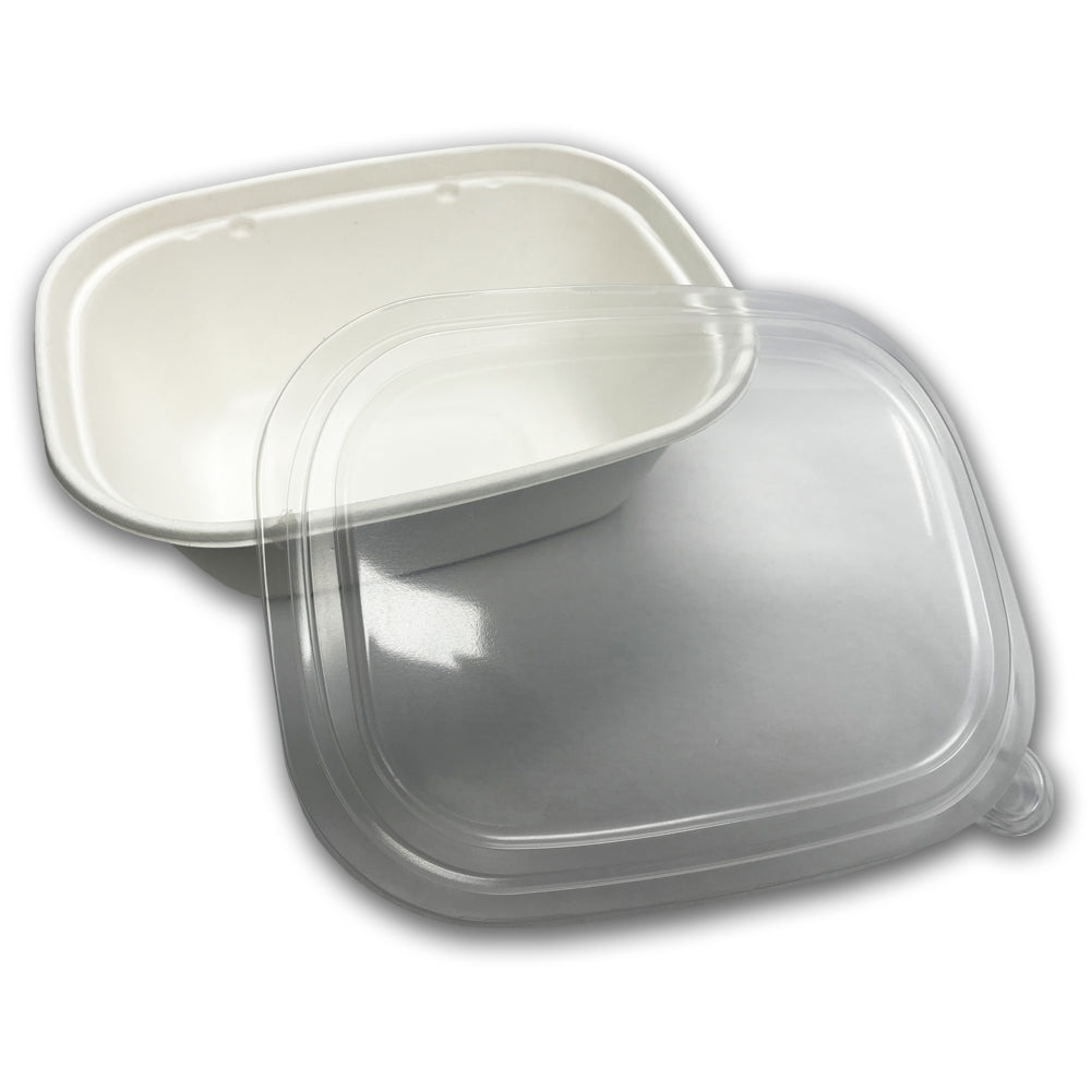 Biodegradable Bagasse Fiber Container 48 OZ - Case of 300 – MedFare