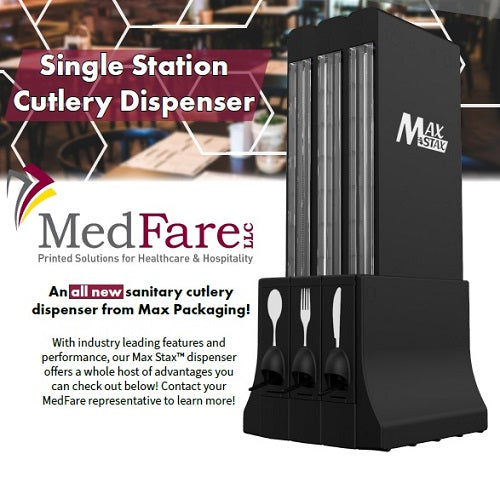 Max Stax Cutlery Dispenser *FREE with Purchase of $500 of Cutlery Refi ...